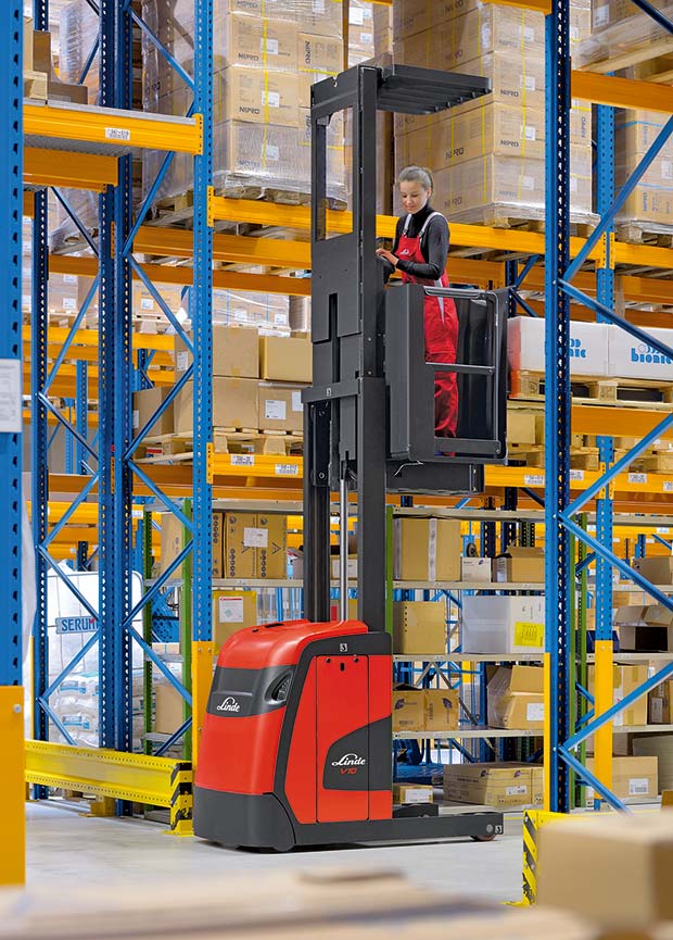 Linde launches new ergonomic order picker for very narrow aisles ...