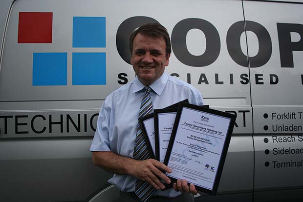 ISO accreditations set Cooper Handling apart | Warehouse & Logistics News