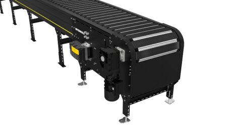 Interroll presents the new Chain Belt Sorting solution combined with ...
