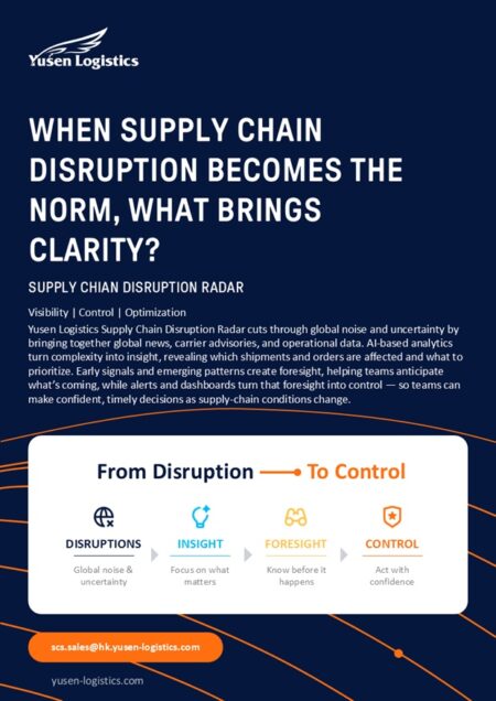 Yusen Logistics launches AI-powered supply chain disruption radar ...